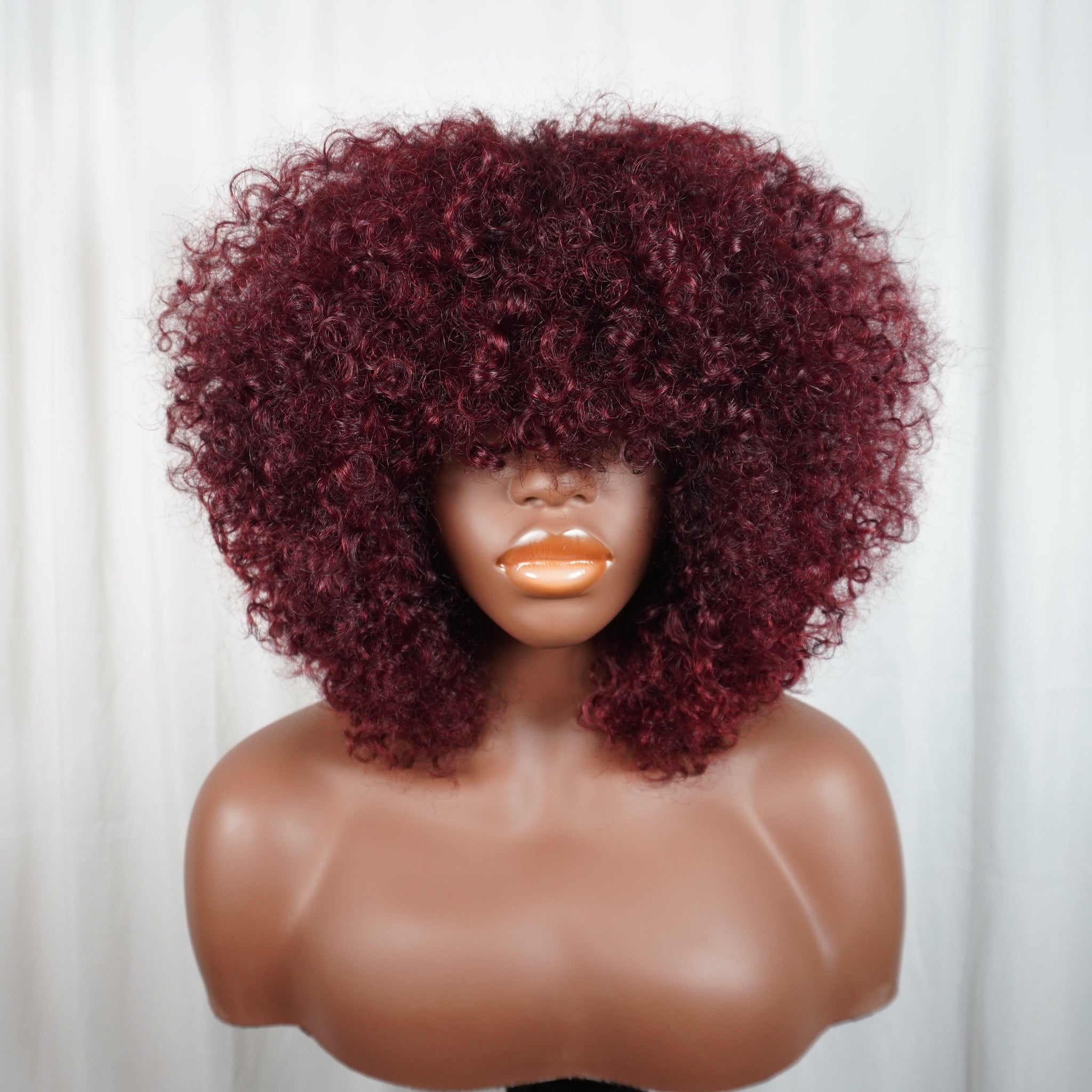 Berry Bang Wine Wig – Bold Color, Beautiful Curls, Unapologetically Yo